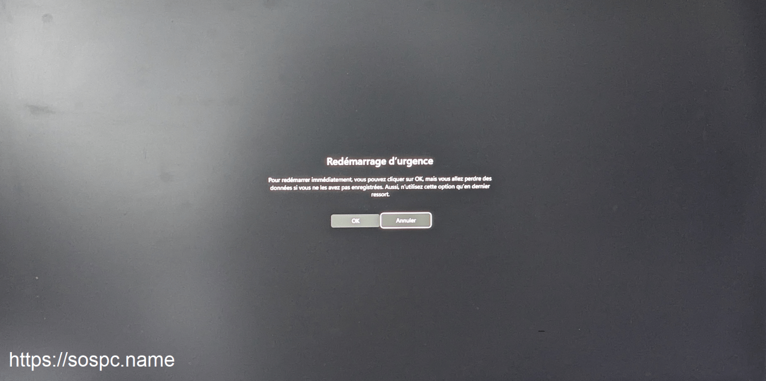 Comment utiliser le redémarrage d'urgence sous Windows 10 & 11 - SOSPC